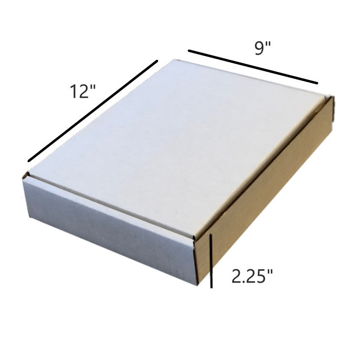 12 x 9 x 2.25" White Mailer – Service Box Shop