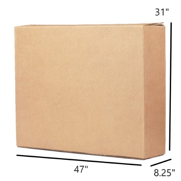47 x 8 x 31" - Double-Wall Flat Screen Box – Service Box Shop